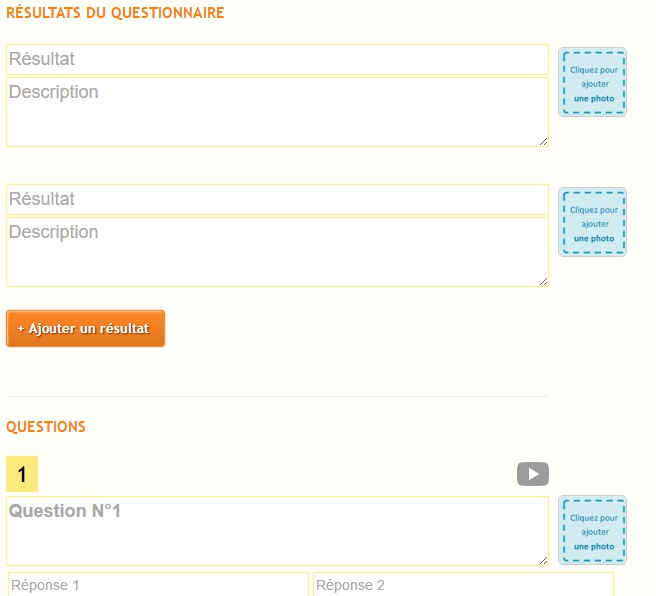 Comment créer un Quiz