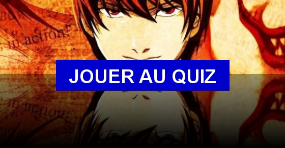 Quiz Personnage Death Note