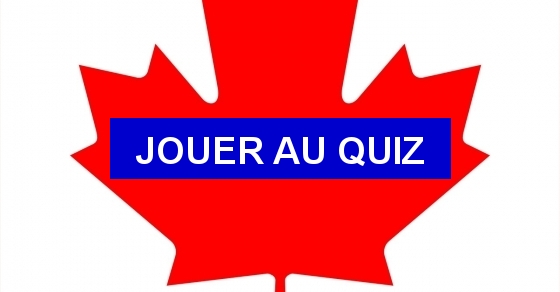 Quiz Le Canada