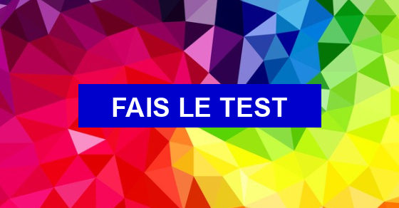 Test de personnalité Quelle couleur te reflète