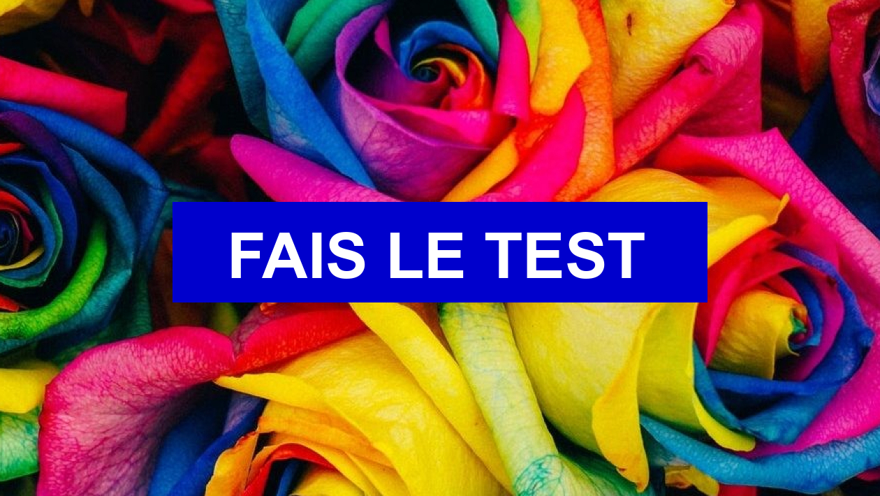 Test de personnalité Quelle couleur es-tu