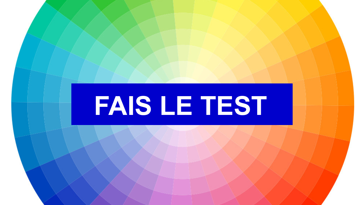 Test de personnalité Quelle couleur es-tu