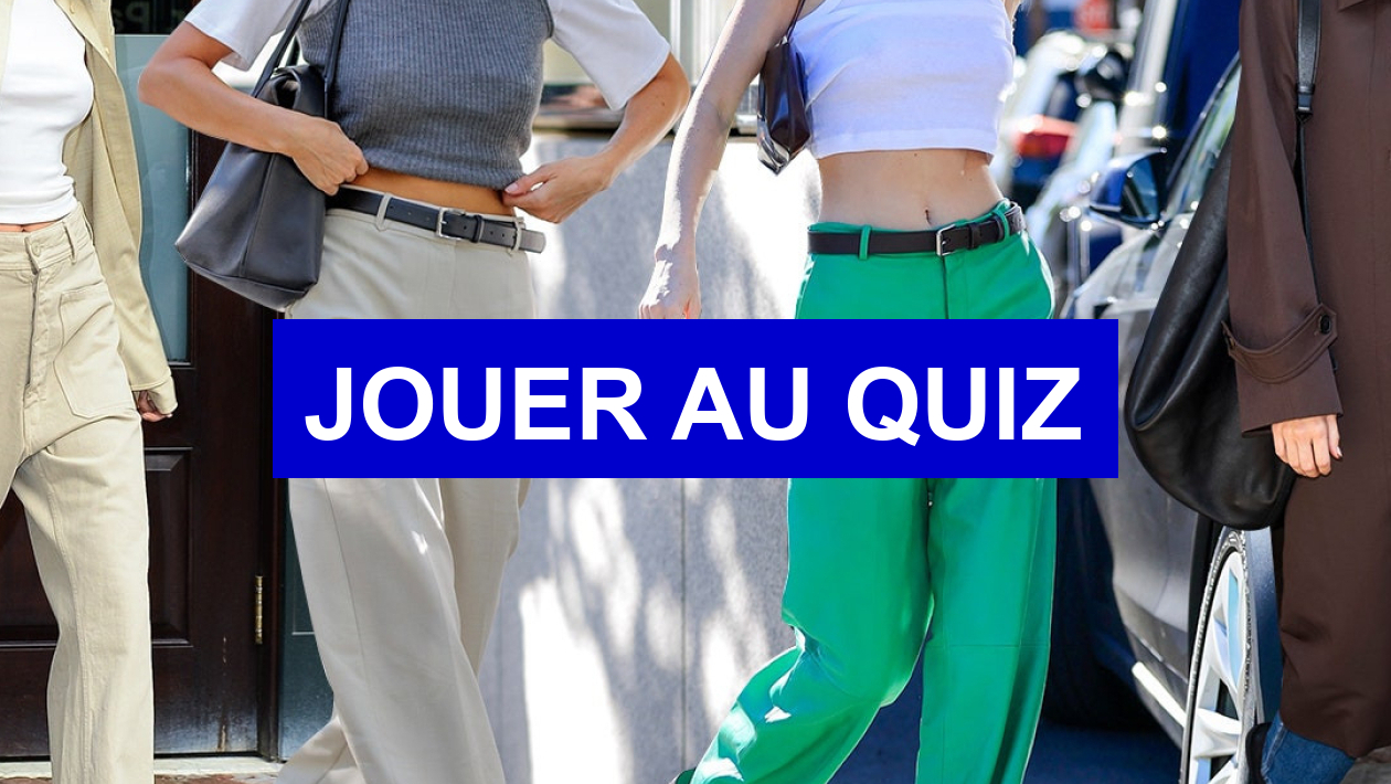 Test de personnalité Es-tu à la mode
