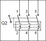 Schema disjoncteur sectionneur