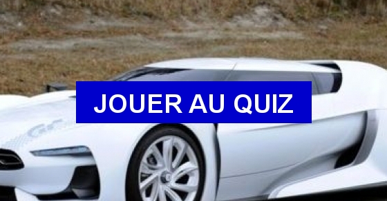 Quizz Voitures et concept-cars - Quiz Auto