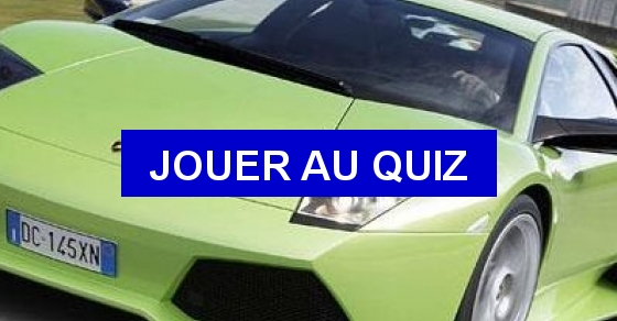 Quiz Voitures de sport - Autos
