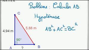 Quiz Théorème de Pythagore - Mathematiques