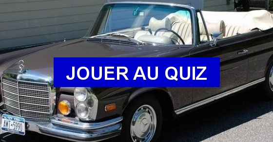 Quiz Associer la photo à la marque et au modèle de la voiture