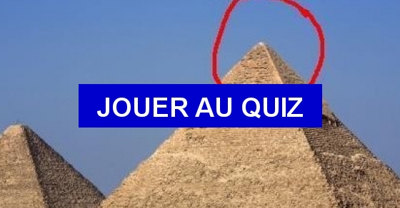 Quiz Les pyramides (géométrie) - Enfants